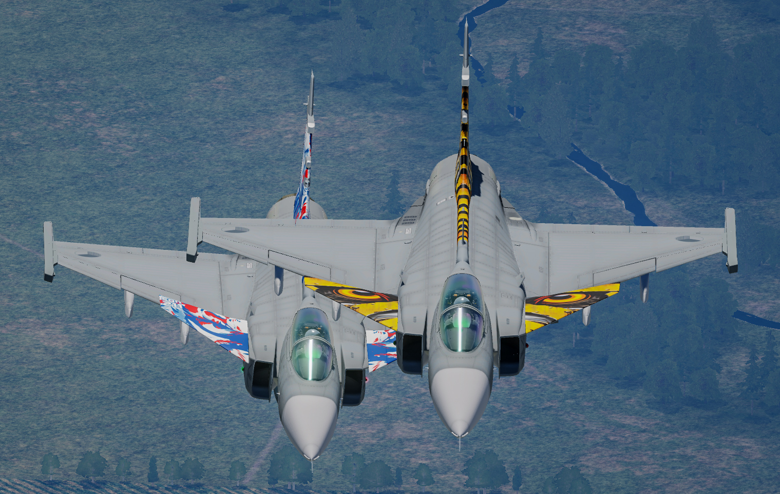 Virtual Czech Gripen Demo Team - Legendy Nebes